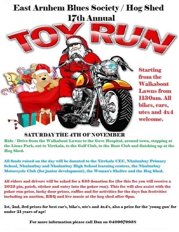 Toy Run | Nhulunbuy Corporation