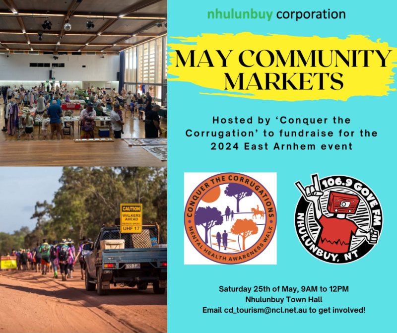 May Community Markets | Nhulunbuy Corporation